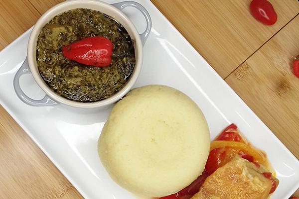 Comment concocter un plat de Fufu, Pondu et Makayabu | Lemag - L ...